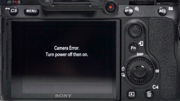 Sony Camera System Error: Camera Error Turn Power Off Then On